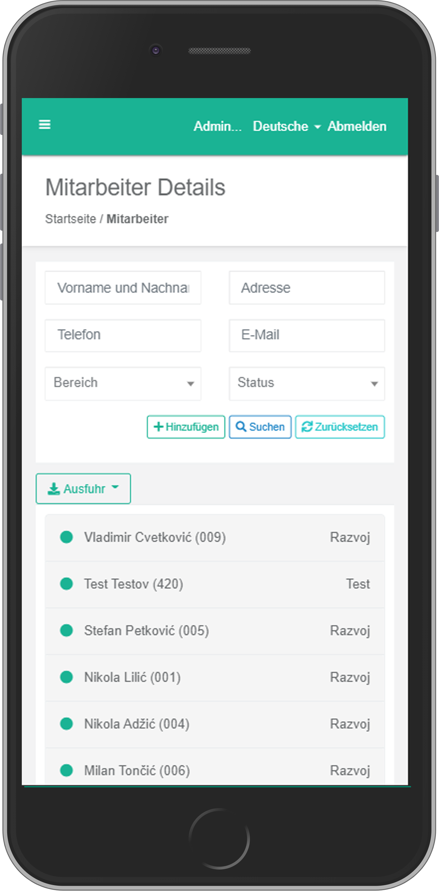 TAS | Time and Attendance System